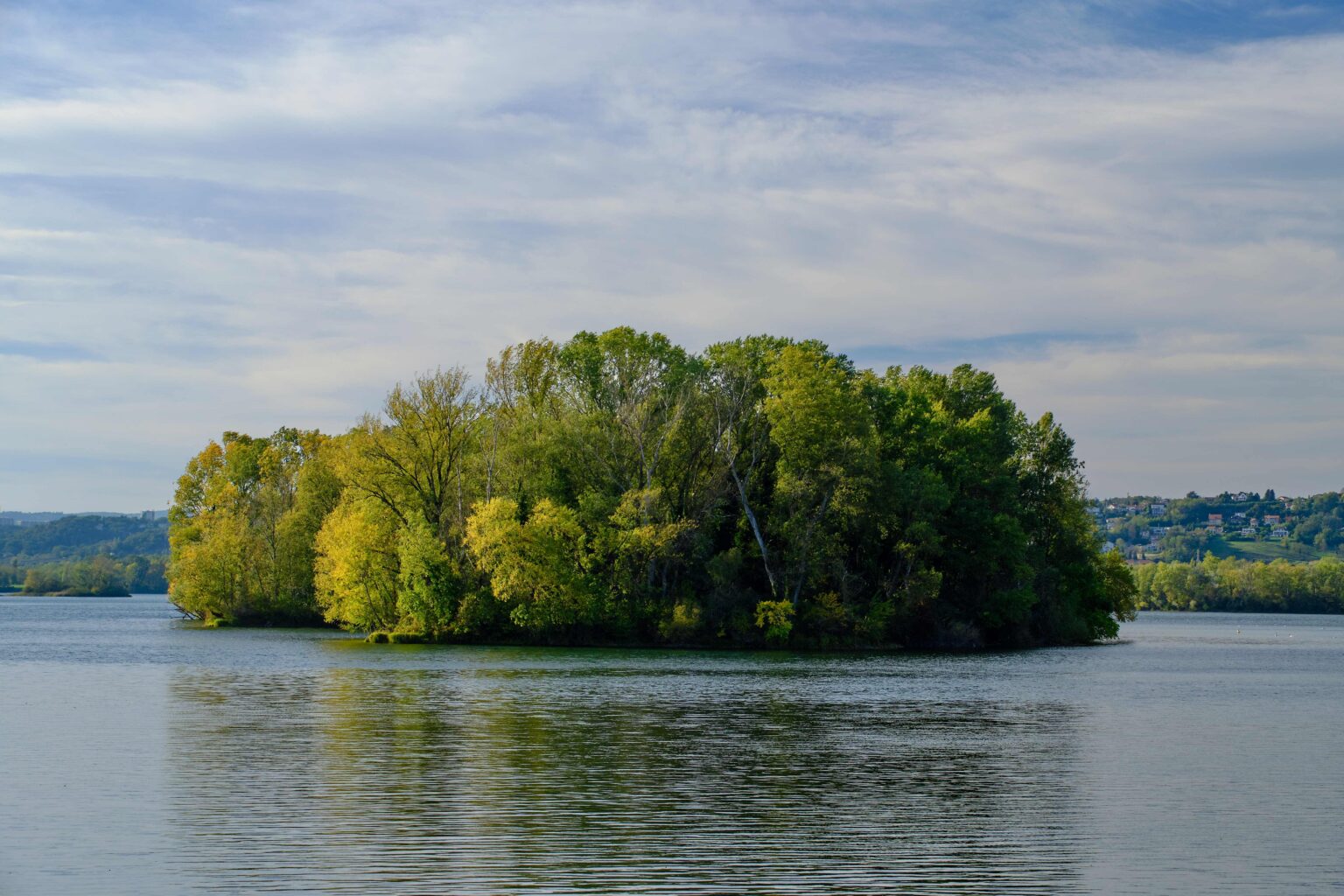Dans le Grand parc Miribel Jonage - Rhône
